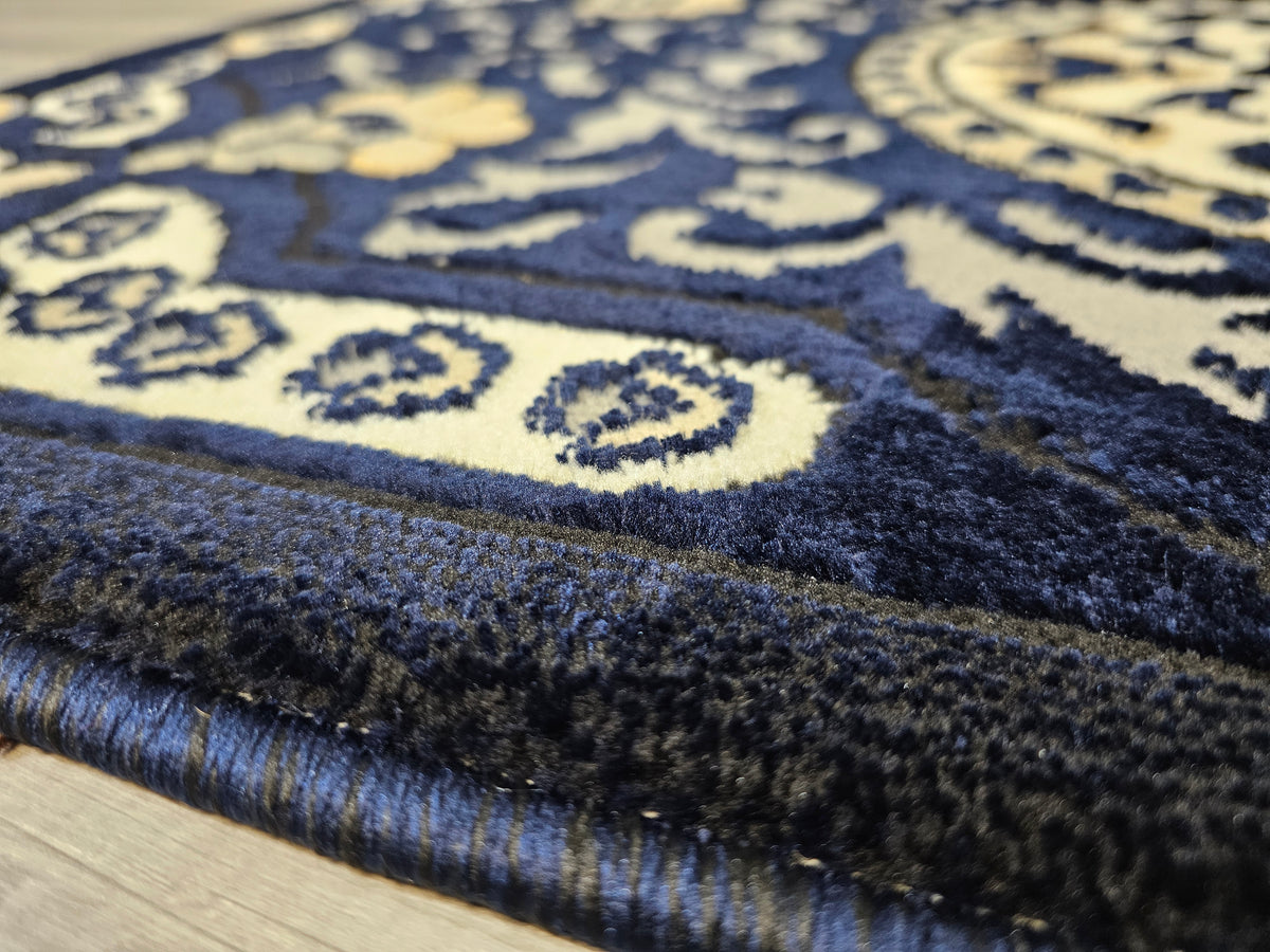 26"x40"Sultan Door Mat - NAVY BLUE 2034 - FREE SHIPPING! – Householdhavenqc